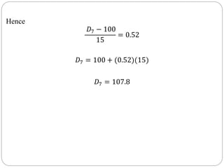 Deciles by using normal distribution | PPT