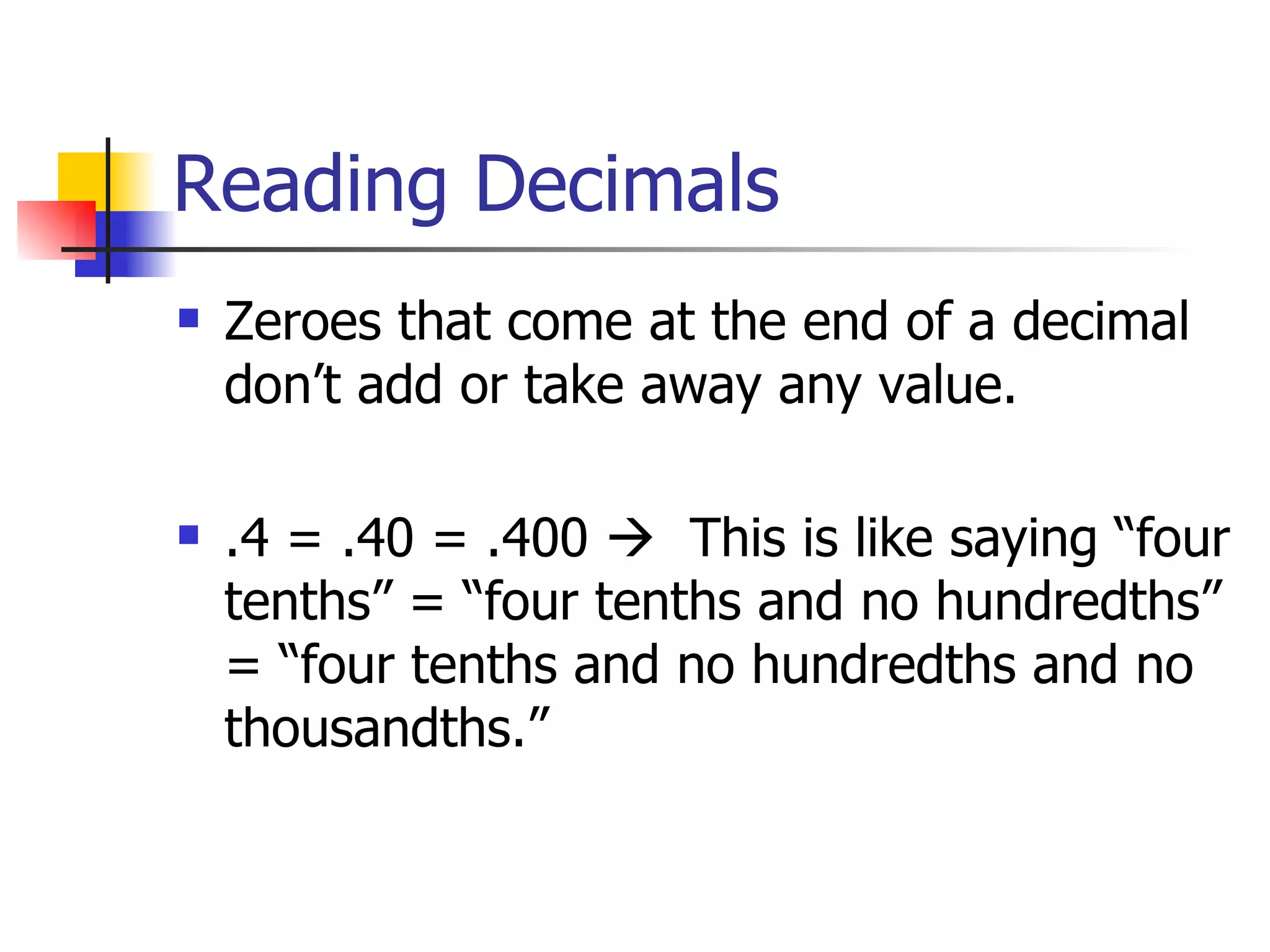 Decimal | PPT