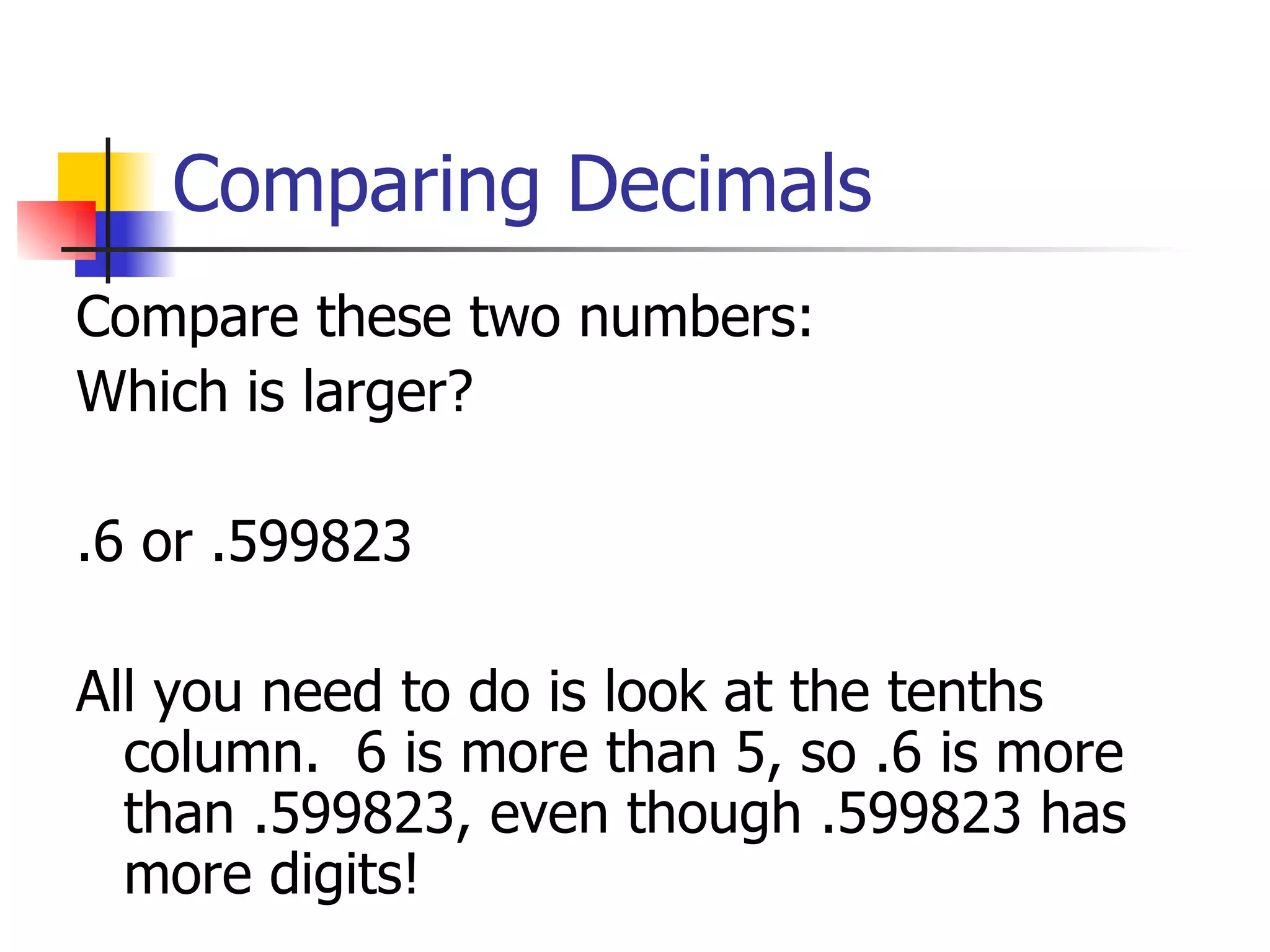 Decimal | PPT