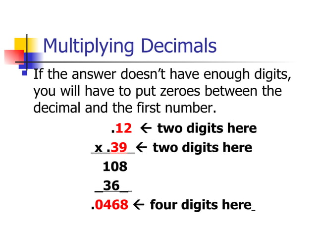Decimal | PPT