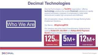 Decimal Technologies - An Introduction | PPT