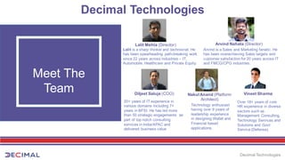 Decimal Technologies - An Introduction | PPT