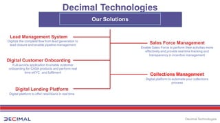 Decimal Technologies - An Introduction | PPT