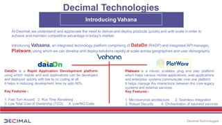 Decimal Technologies - An Introduction | PPT