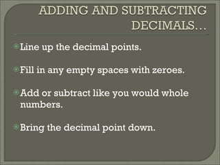 Decimal Review | PPT