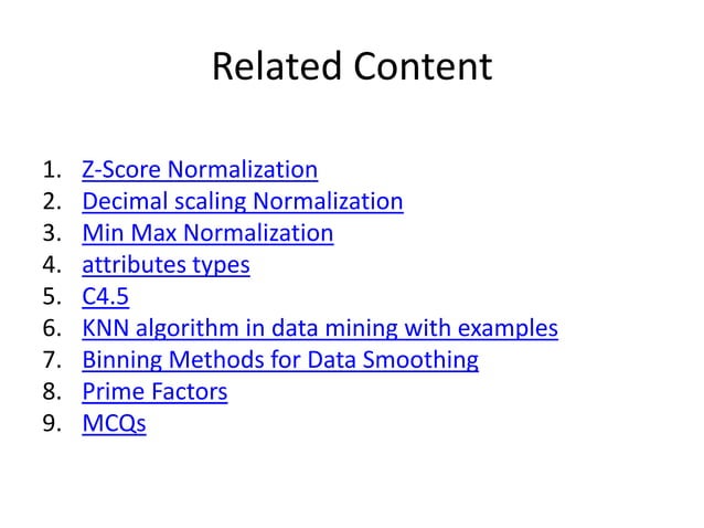 Decimal Scaling Normalization Slides Presentation Ppt 1384