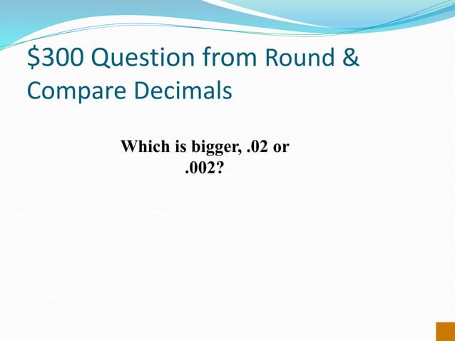 Decimal and Fraction Jeopardy - A Game for Developmental Math | PPTX ...