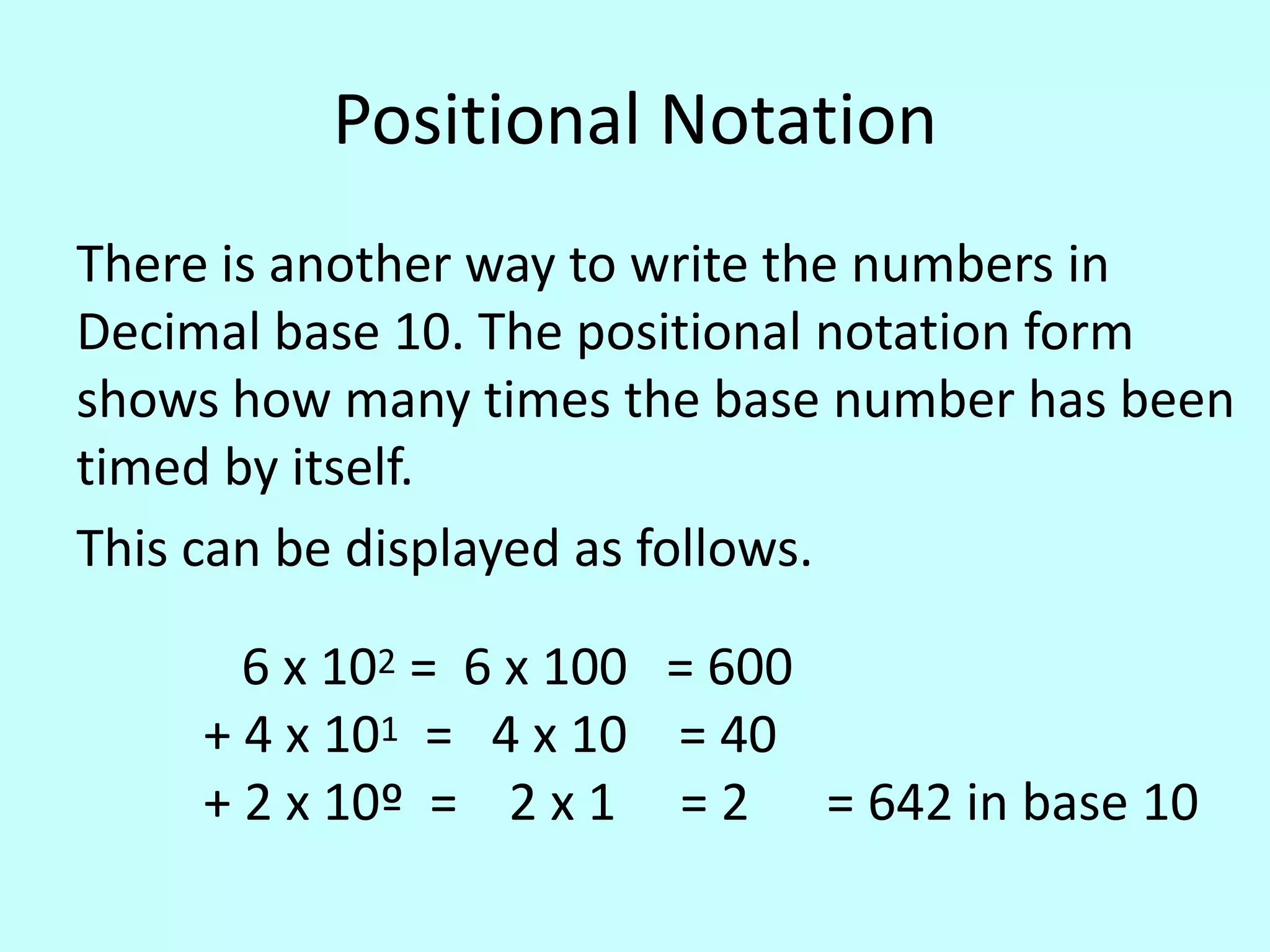 Decimal base 10 | PPTX