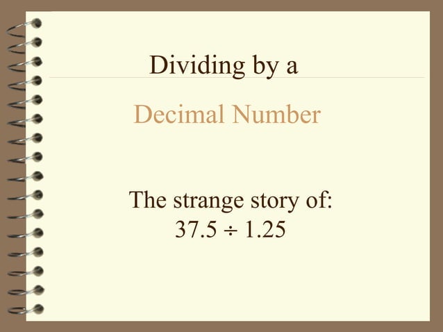 Decimal division | PPT