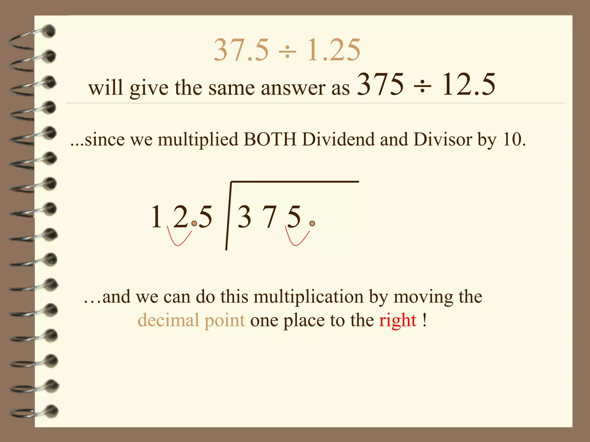 Decimal division | PPT