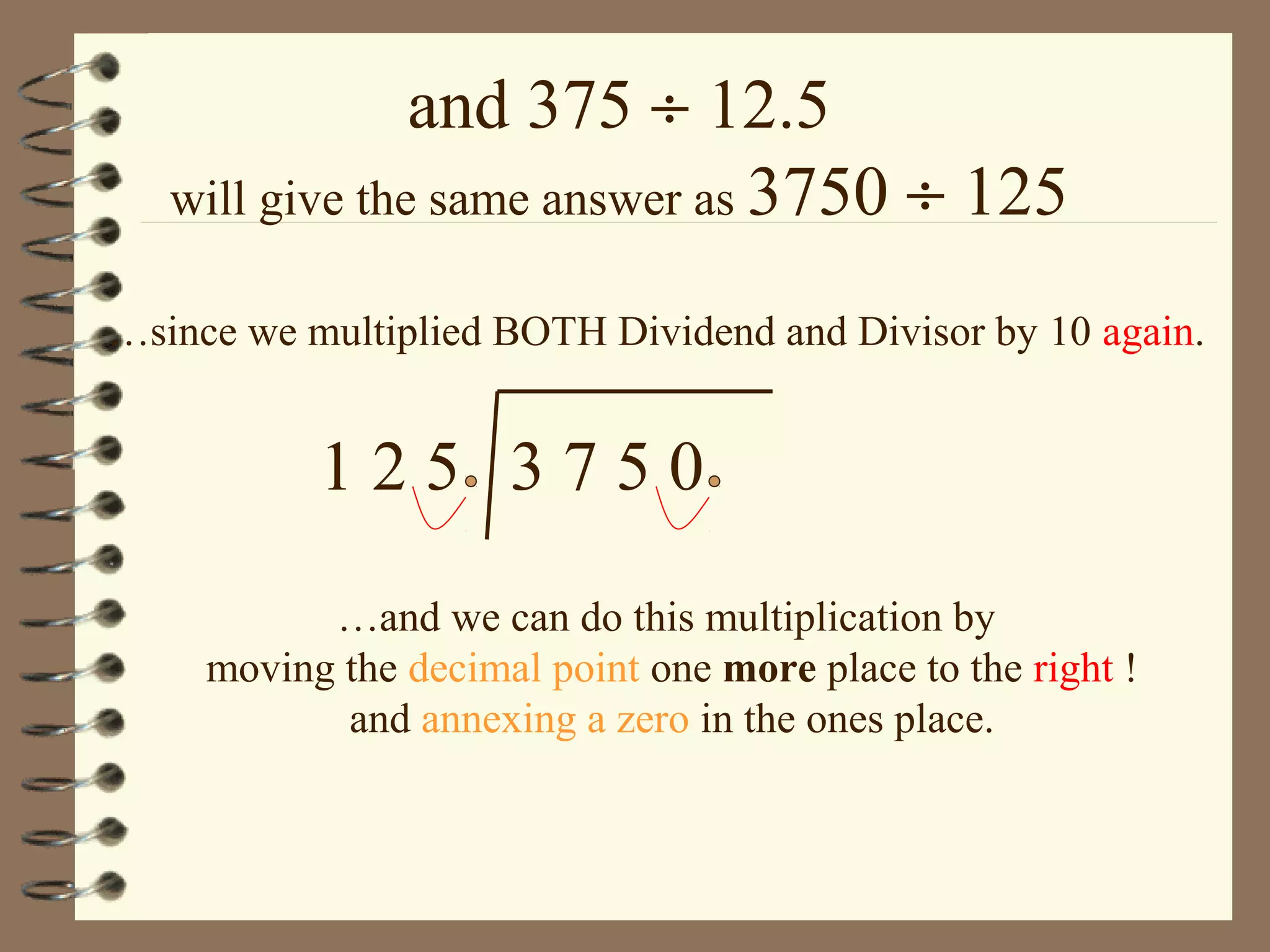 Decimal division | PPT