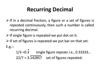 Decimal fraction | PPTX