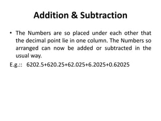 Decimal fraction | PPTX