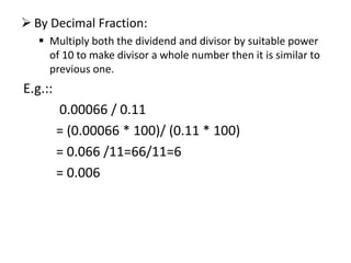 Decimal fraction | PPTX
