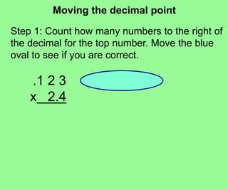 Decimal multiplication | PPTX