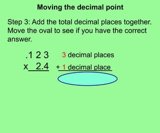 Decimal multiplication | PPTX