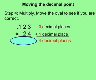 Decimal multiplication | PPTX