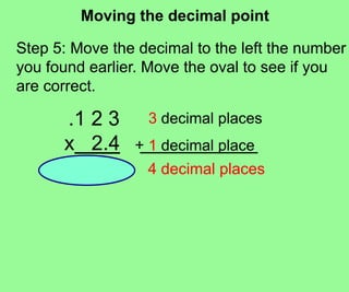 Decimal multiplication | PPTX