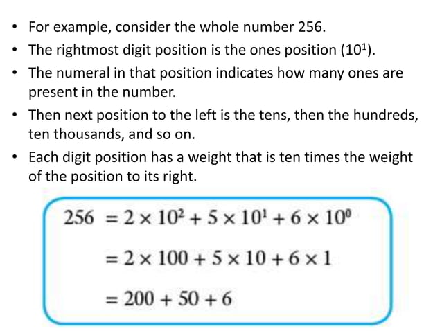 Decimal number system | PPTX