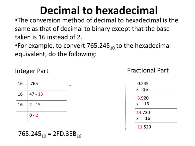Decimal number system | PPTX