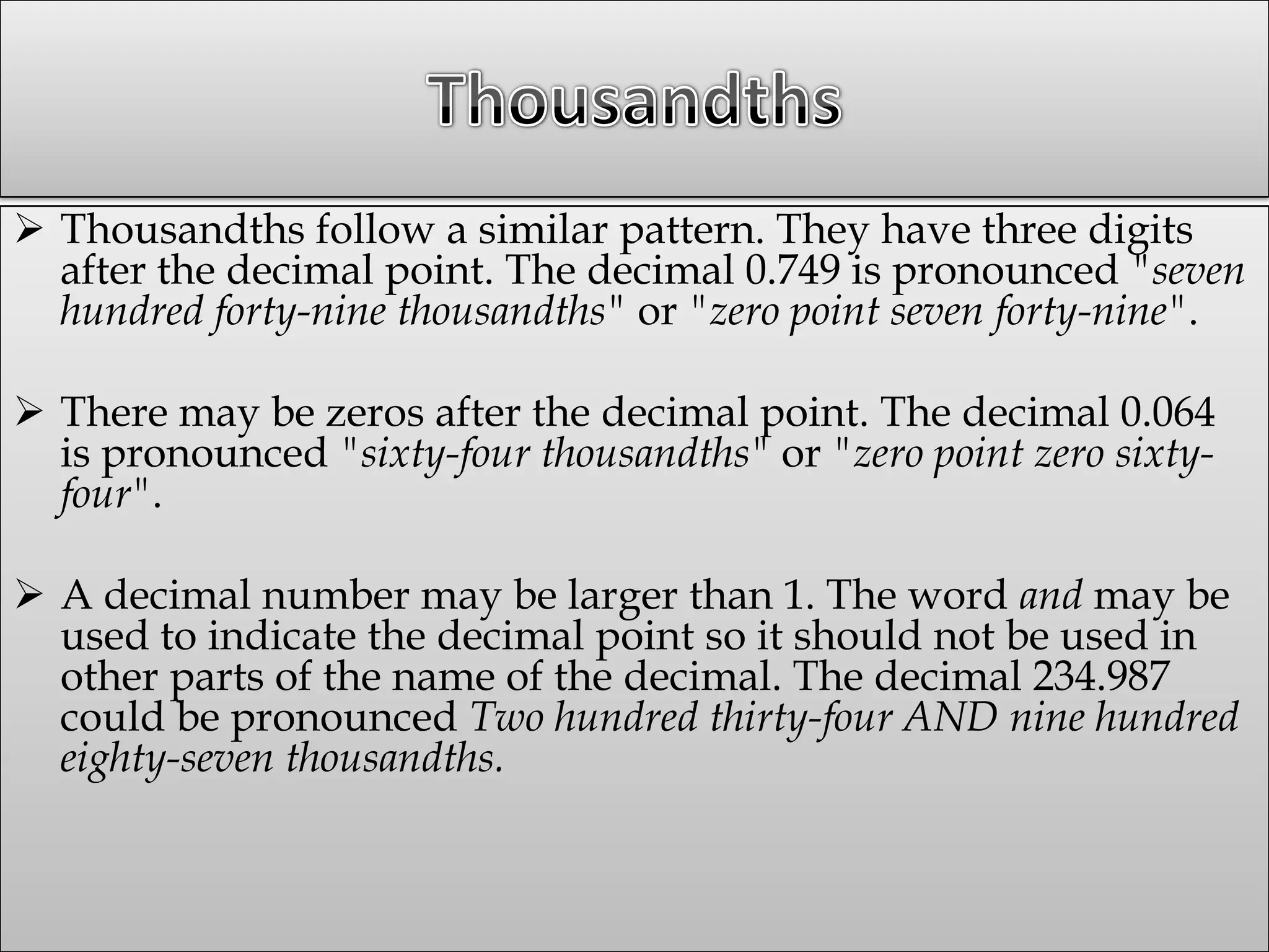 Decimal powerpoint presentation(1) | PPTX