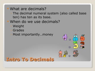 Decimal Presentation | PPT