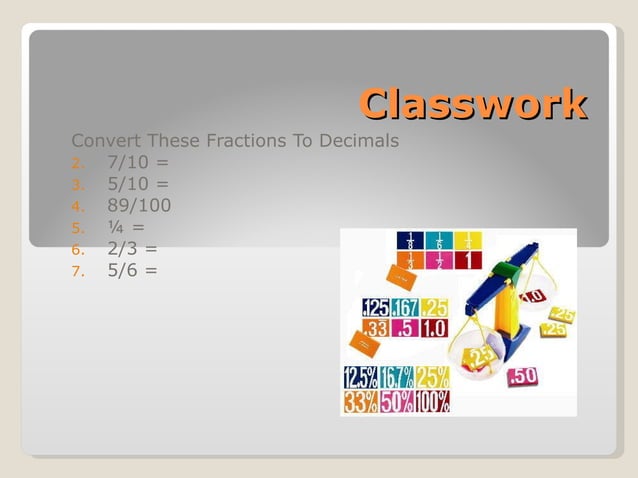 Decimal Presentation | PPT