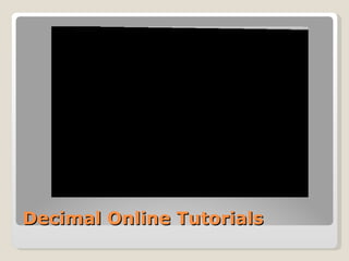 Decimal Presentation | PPT