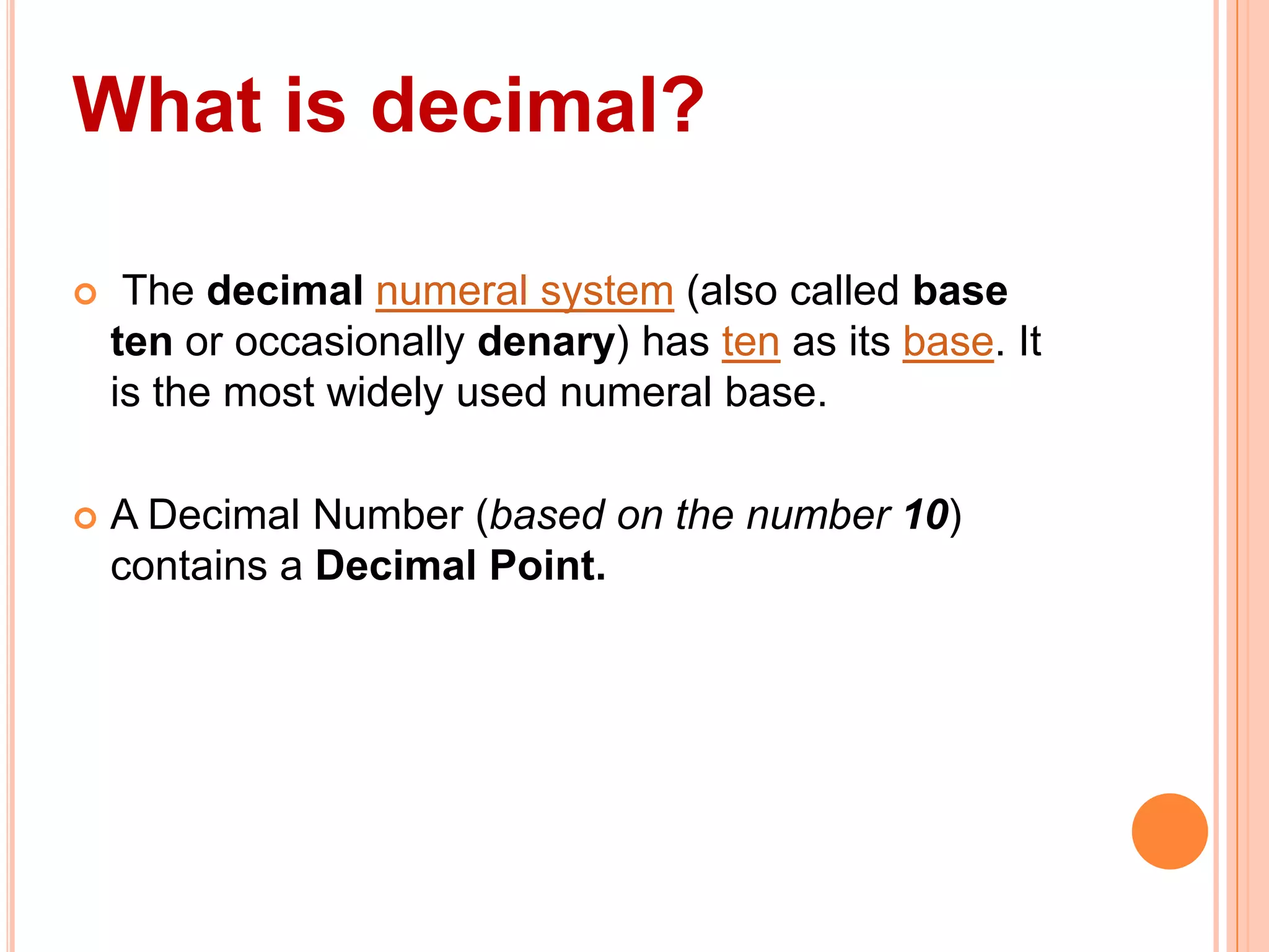 Decimals | PPT