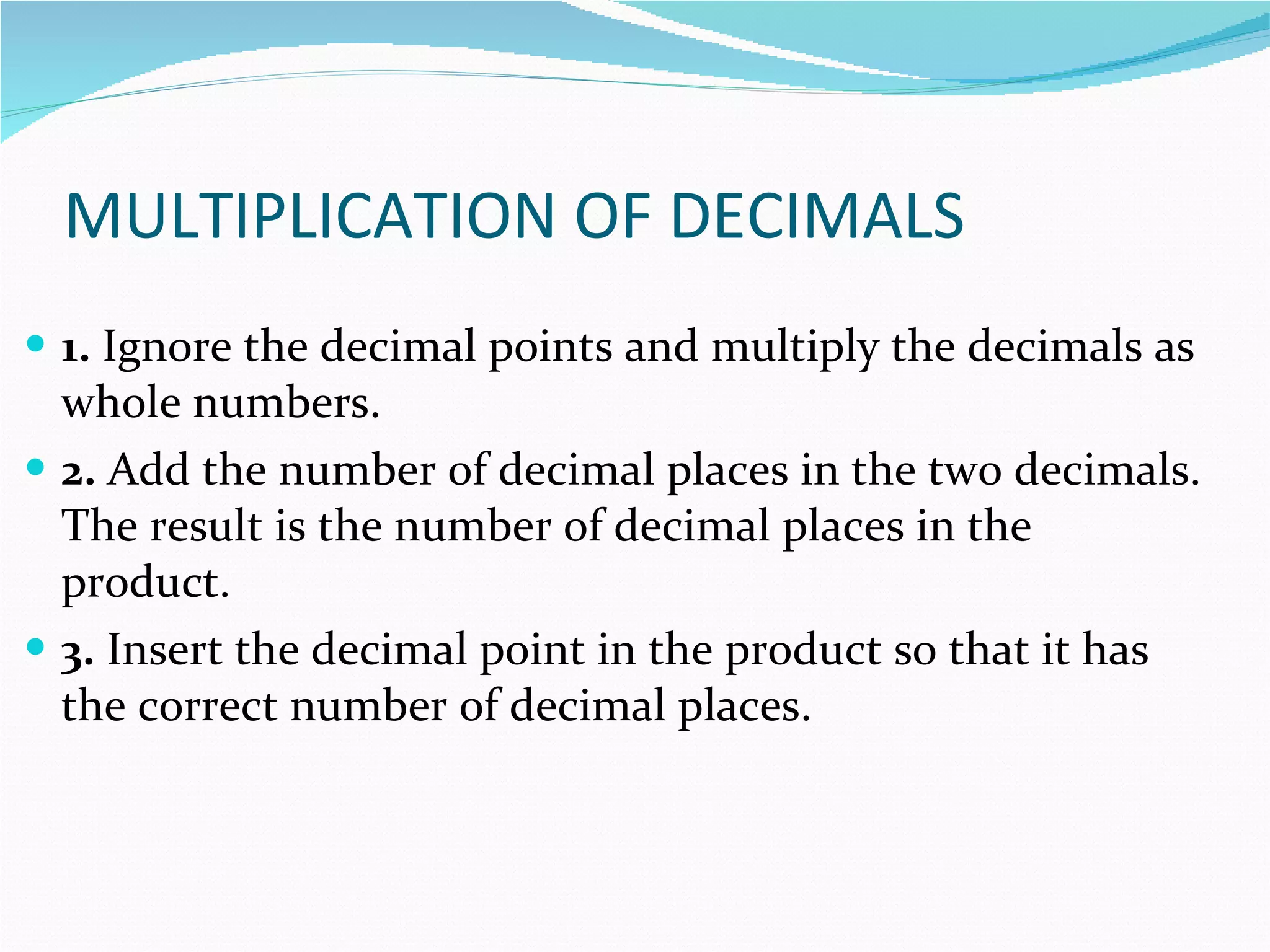 Decimals | PPT