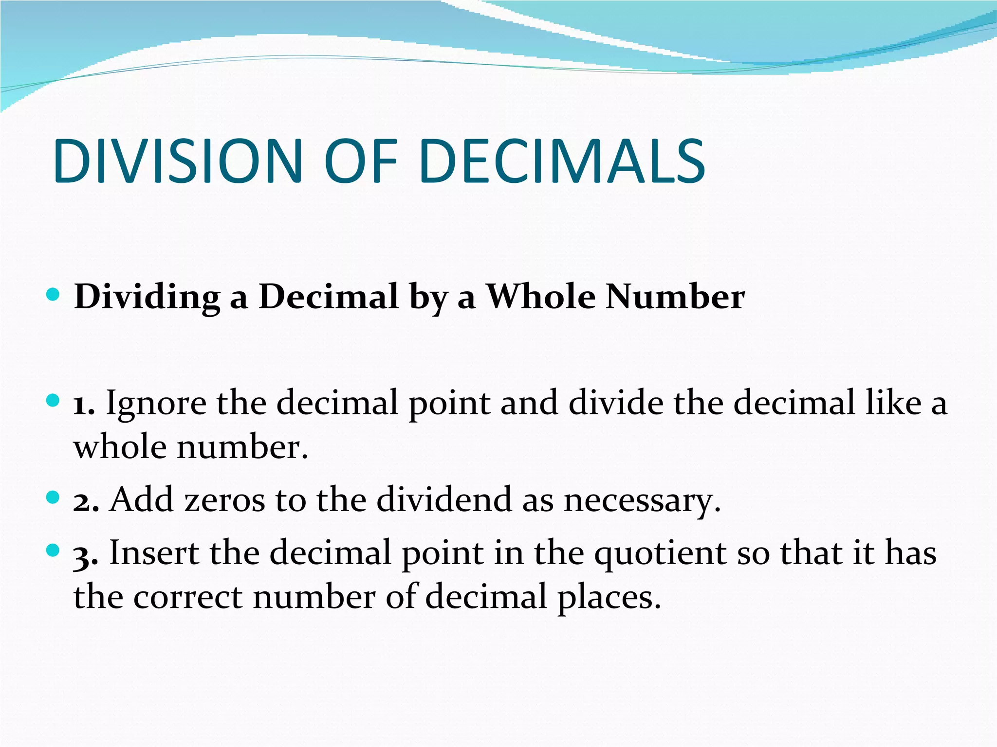 Decimals | PPT
