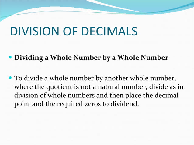Decimals | PPT