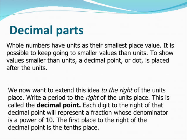 Decimals | PPT
