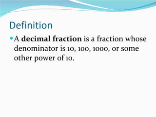 Decimals | PPT