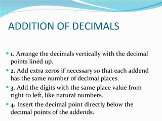 Decimals | PPT
