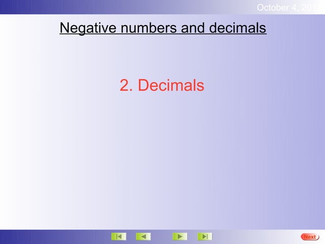 Decimals | PPT