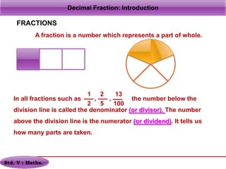 DecimalsFraction | PPT