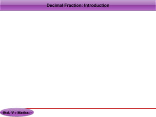 DecimalsFraction | PPT