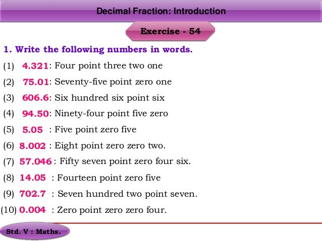 How To Write Decimal Numbers Webpresentation web fc2 How To Write Decimal Numbers Webpresentation web fc2
