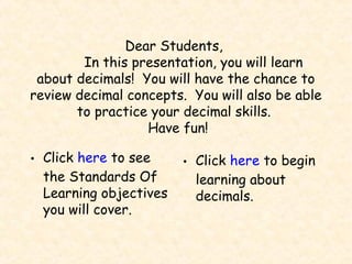 Decimals | PPT