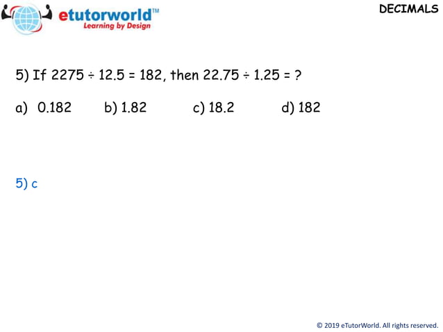 Decimals | PPTX | Physics | Science