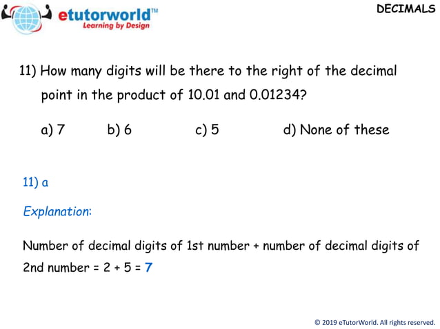 Decimals | PPTX | Physics | Science