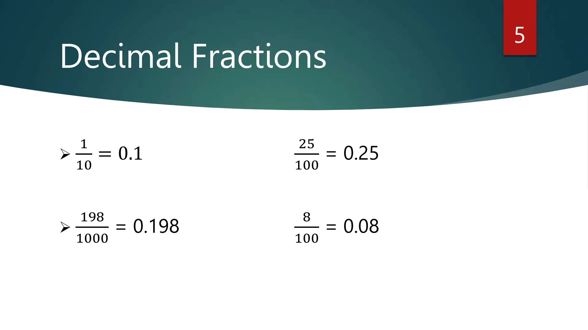 Decimals fractions topic for class 6.pptx