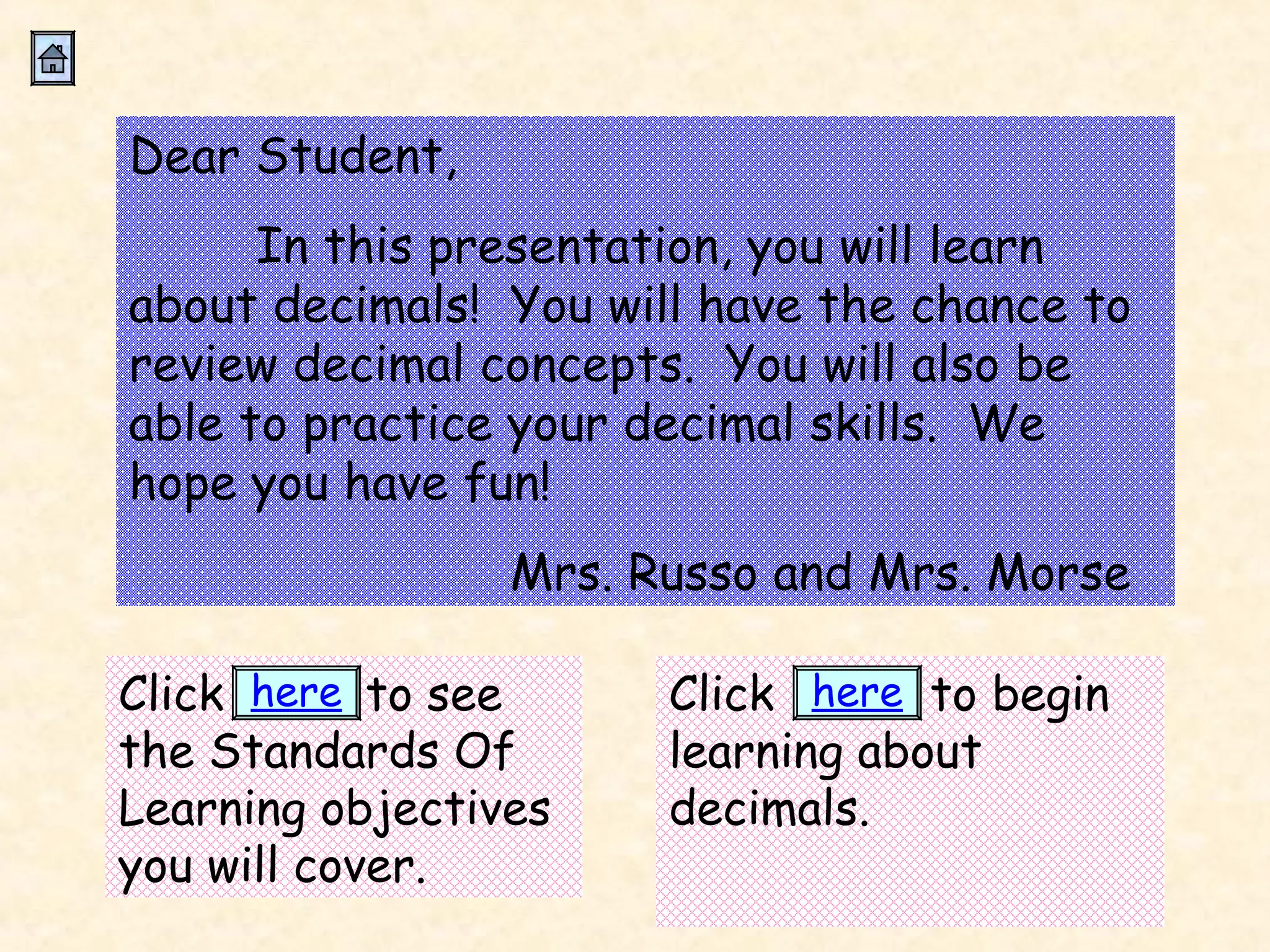 PPt on Decimals for 5th grade students . | PPT