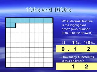 Decimals 10th 100ths (1) | PPT