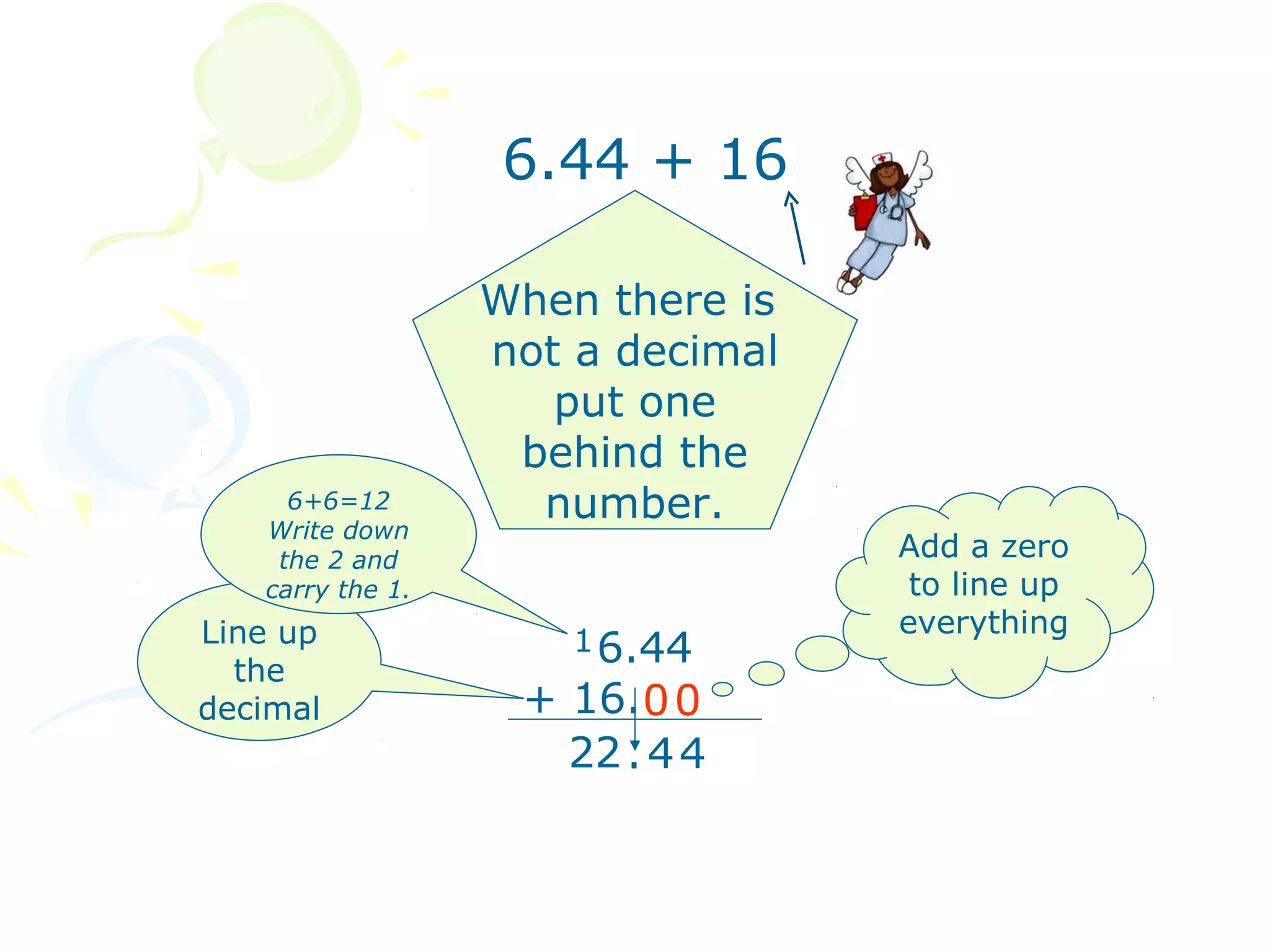 Decimals Add and Subtract | PPT