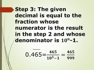 DECIMAL TO FRACTION or Fraction to Decimal VICE VERSA.pptx