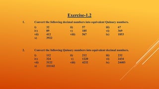 Decimal to quinary and quinary to decimal | PPT