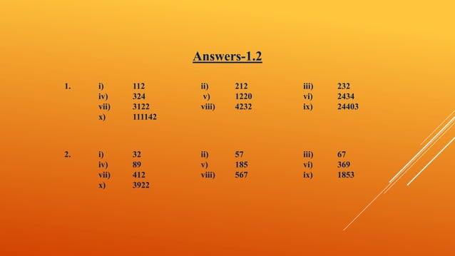 Decimal to quinary and quinary to decimal | PPT