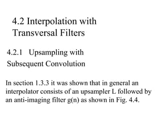 D ecimation and interpolation | PPTX